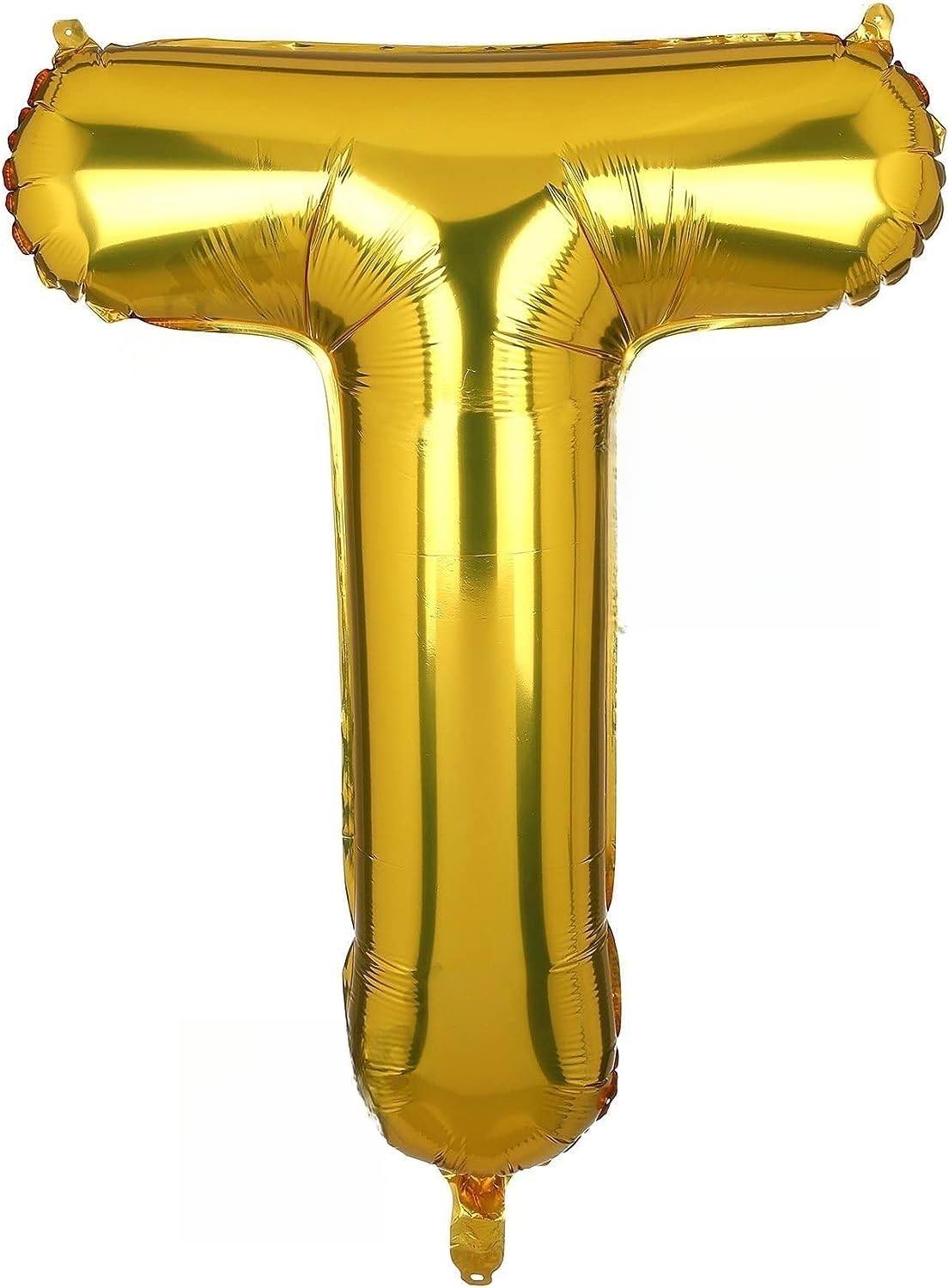 Flyloons Golden T Letter Foil Balloon Alphabets Balloons - Size 16 Inch ...
