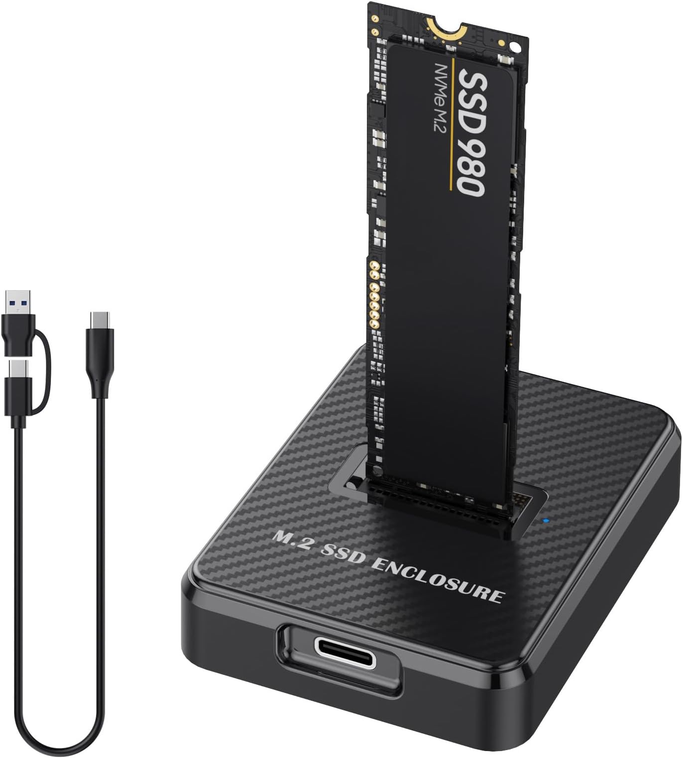 Amazon.com: AMZPILOT M.2 Duplicator Cloner Dual-Bay Offline USB C to ...