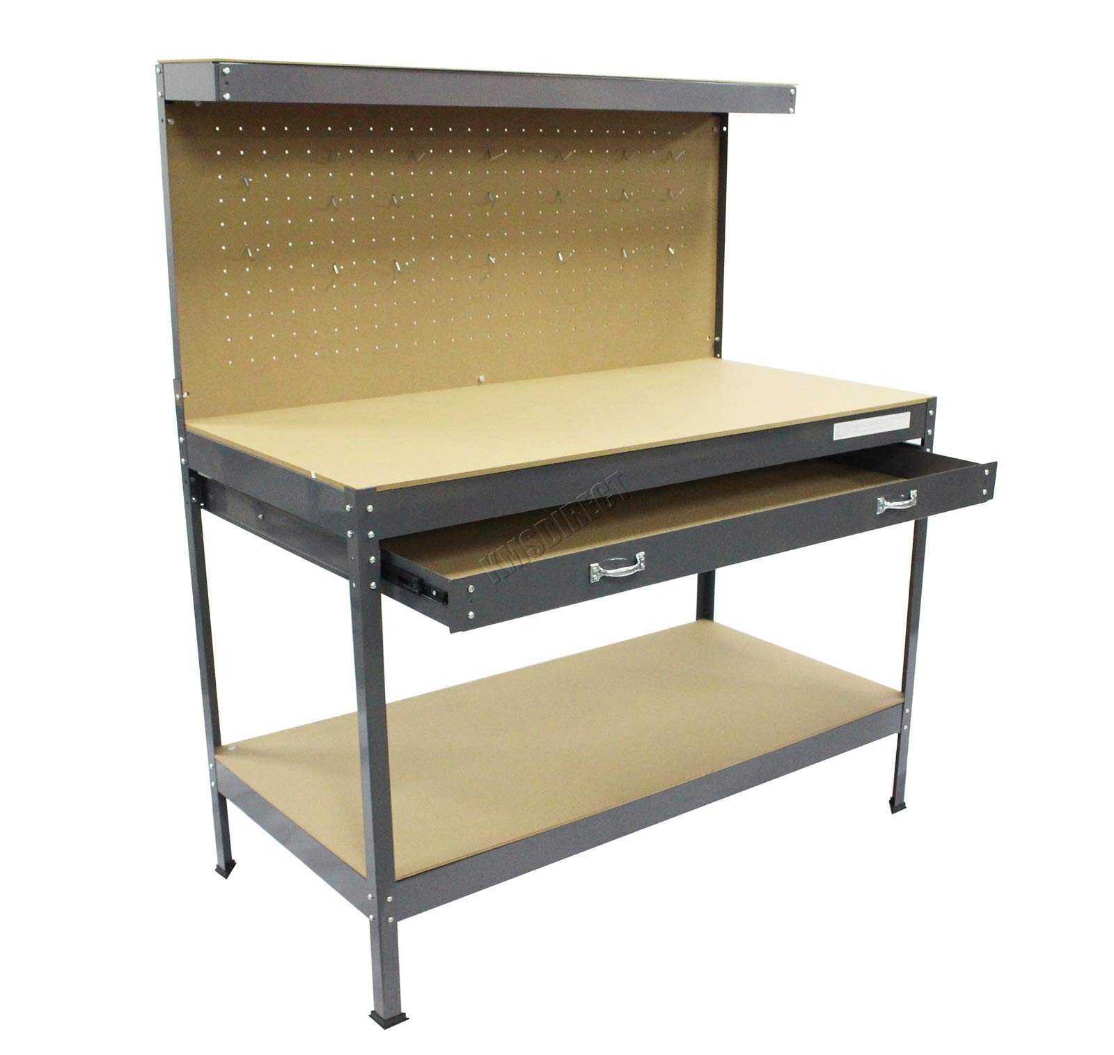 Tool Bench With Drawers SwitZer Steel Garage Storage Work Bench