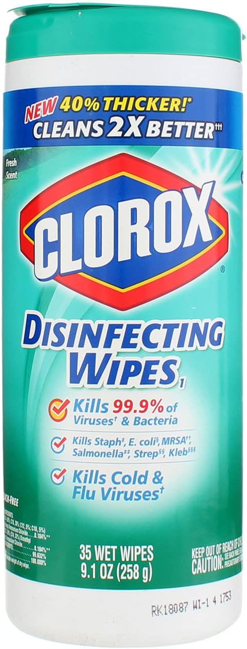 Amazon.com: Fresh Scent Disinfecting Wet Wipes, Cloth, 35/Canister [Set ...