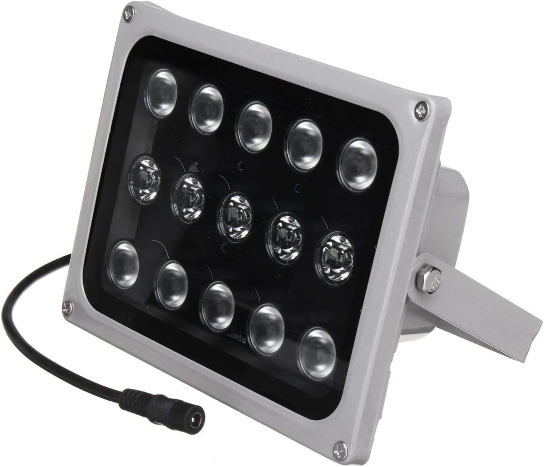 Amazon.com: 15pcs LED Night Vision IR Infrared Illuminator Light 12V ...