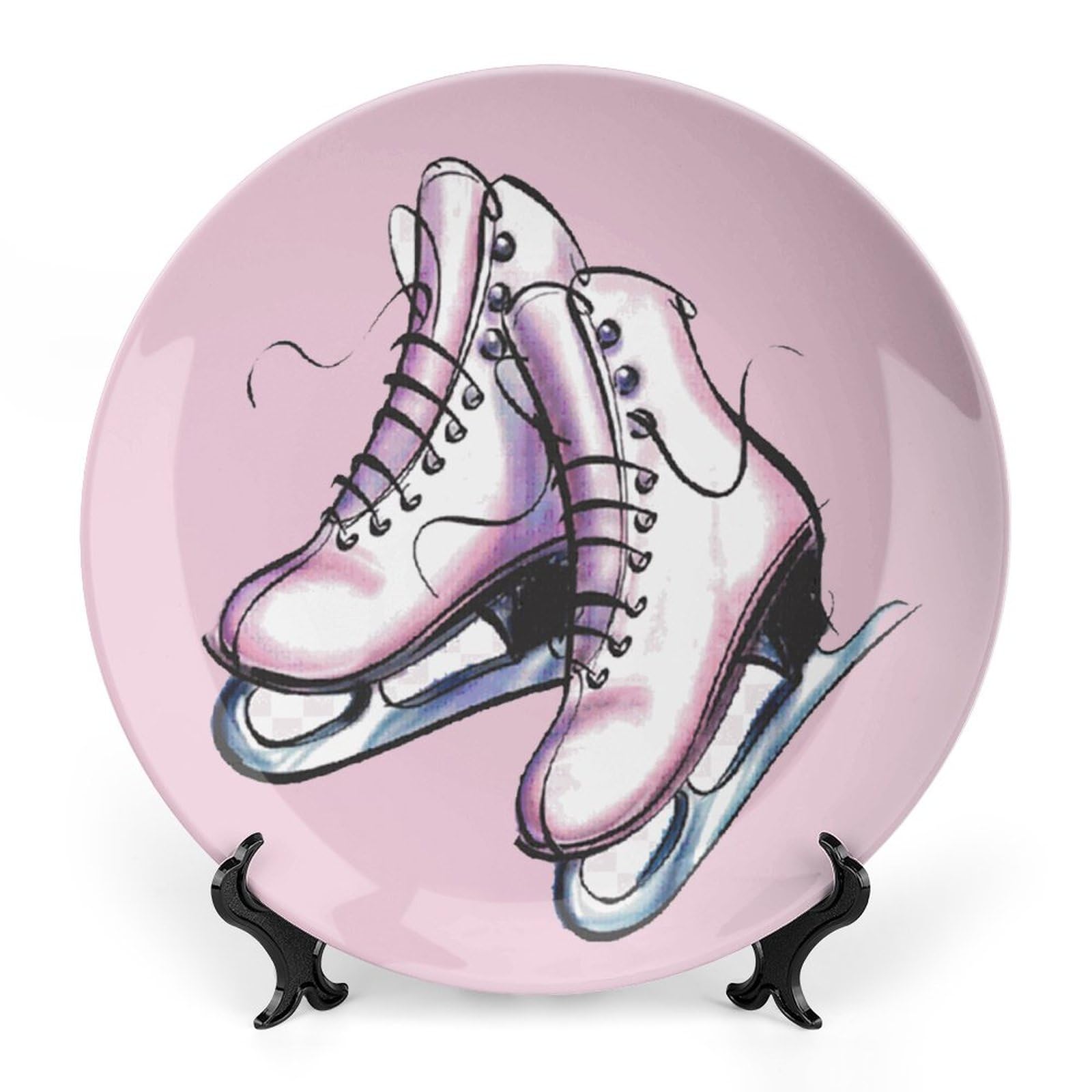 Pink Ice Skates Clip Art