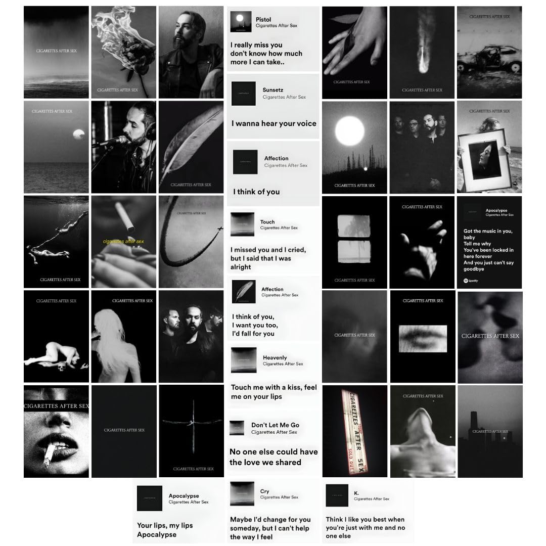 Cigarettes After Sex (Set of 40) | Cigarettes After Sex Mini Posters ...