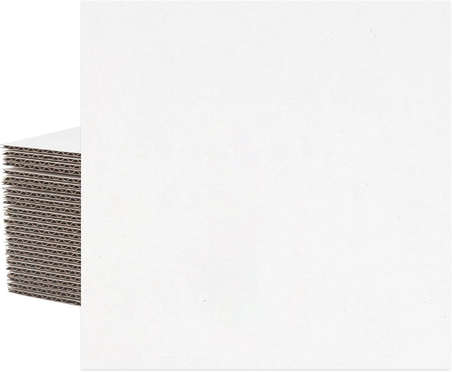 Amazon.com: Mat Board Center, 25 pack 12x12 Corrugated Cardboard sheet ...