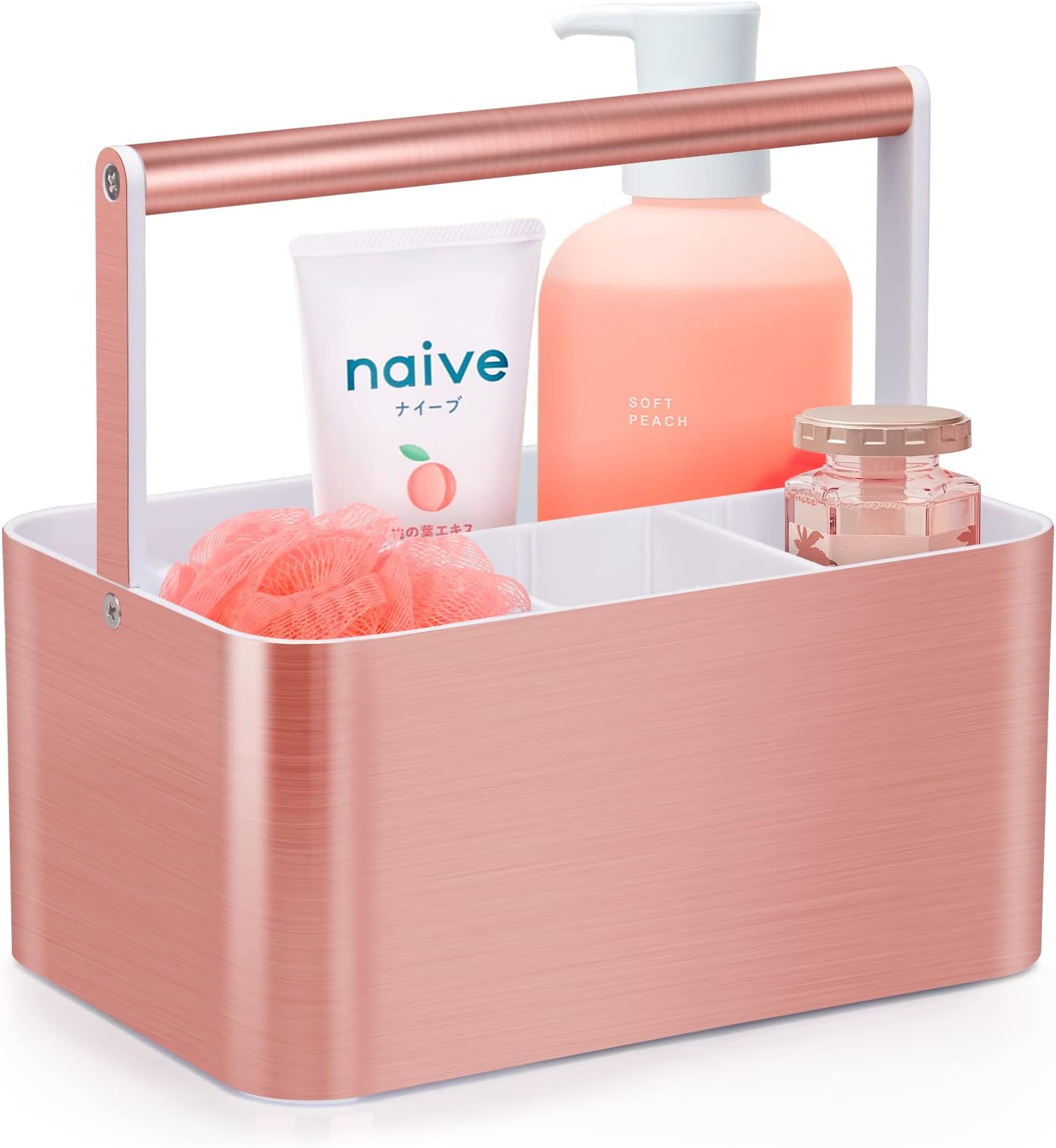 Amazon.com: Brookstone, Portable Shower Caddy with Handle, Bathroom ...