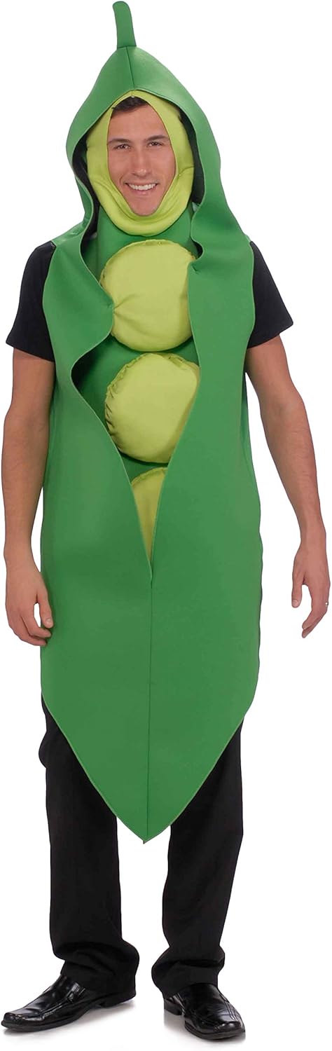Amazon.com: Rubie's Costume Pea Pod Adult Humor Costume, Green ...