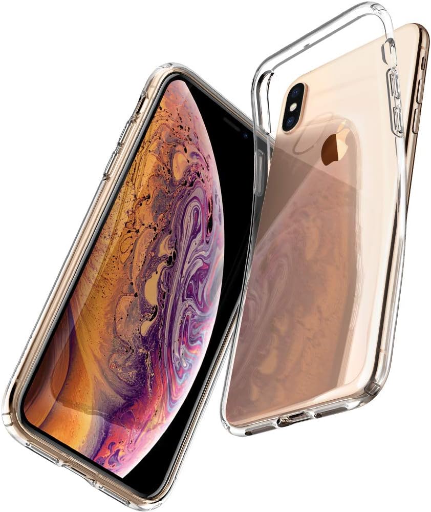 Spigen Liquid Crystal Back Cover Case Compatible with iPhone Xs/X (TPU ...