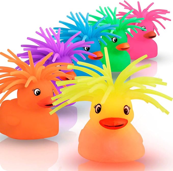 Amazon.com: Light Up Funky Flashing Disco Duck (Set of 6) : Toys & Games