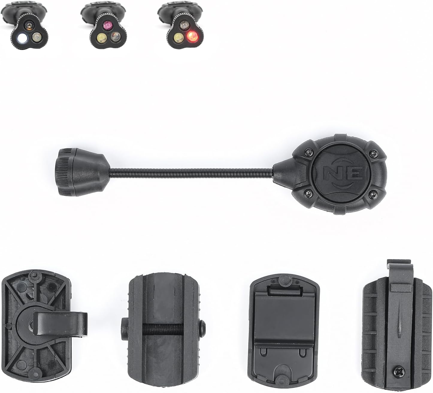 Tactical Helmet Light Military with IR + Red +White LED Task Lamp ...