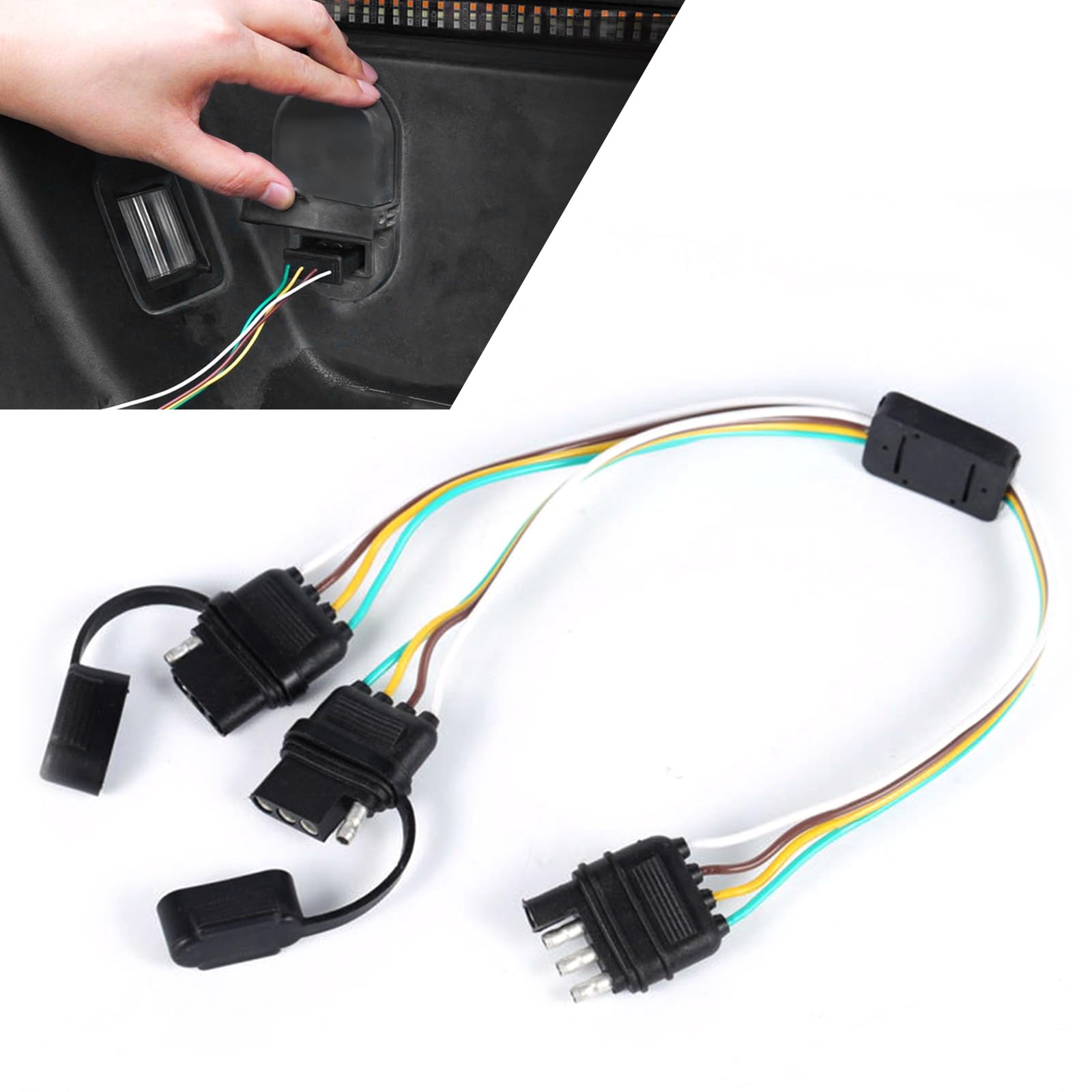 Amazon.com: awlbed 1 PC Car 4 Way Y-Type Splitter, Automotive Power ...