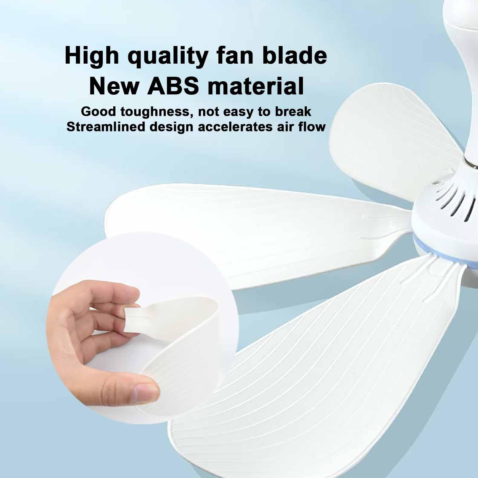 Large Ceiling Fan Canopy F2 Silent 6 Leaves Usb Powered Ceiling Canopy