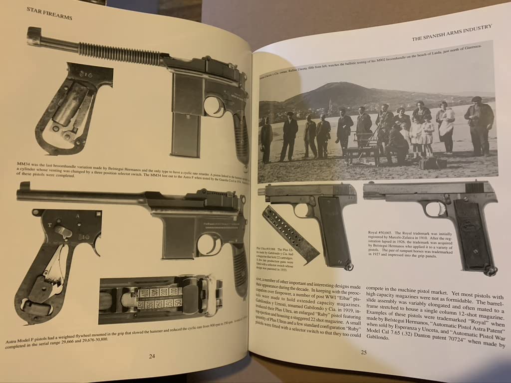 SIGNED Star Firearms by Leonardo Antaris Handguns Spain Spanish Astra ...