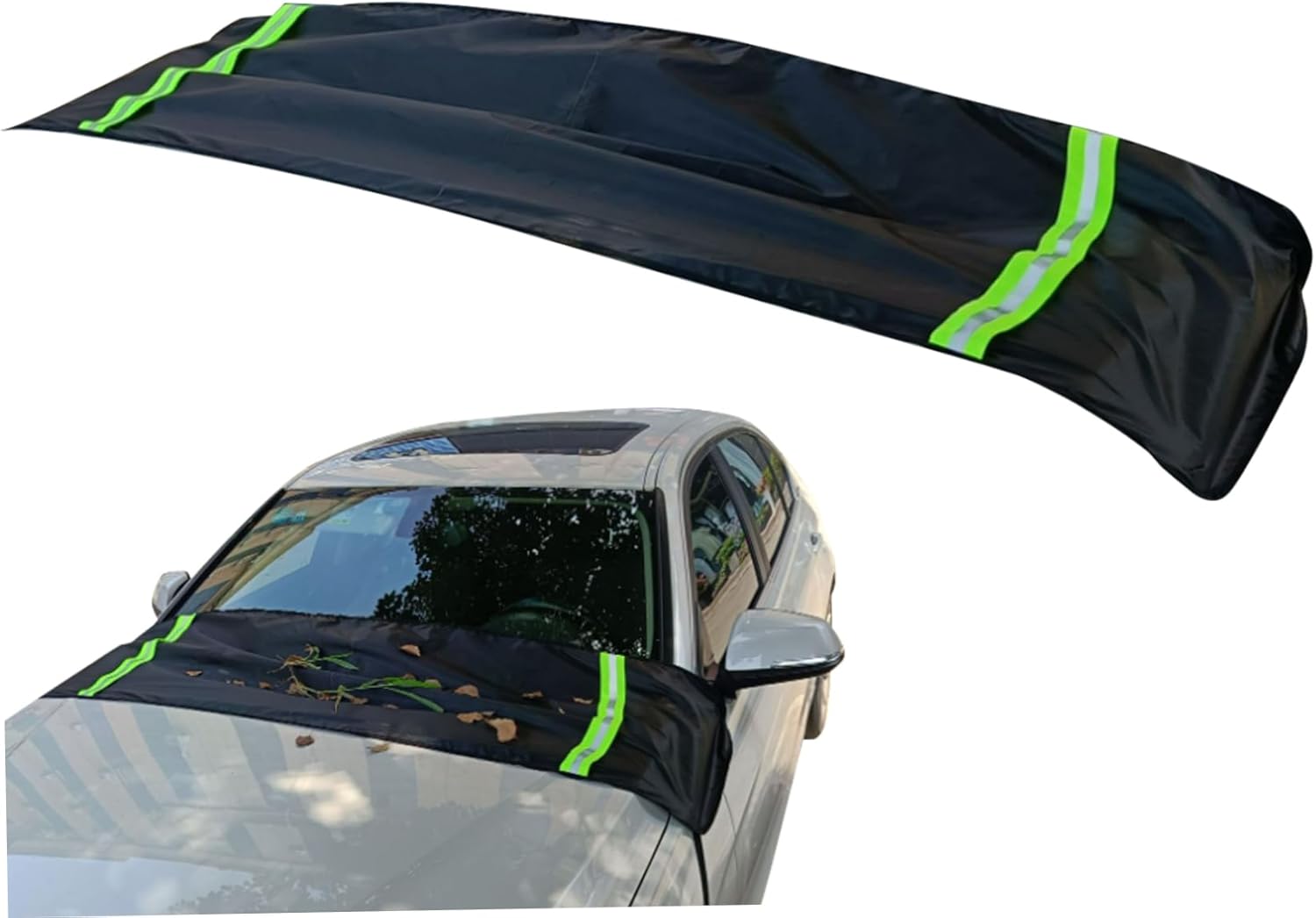 Amazon.com: Windshield Cover for Ice Snow Leaves Waterproof 71x19in ...