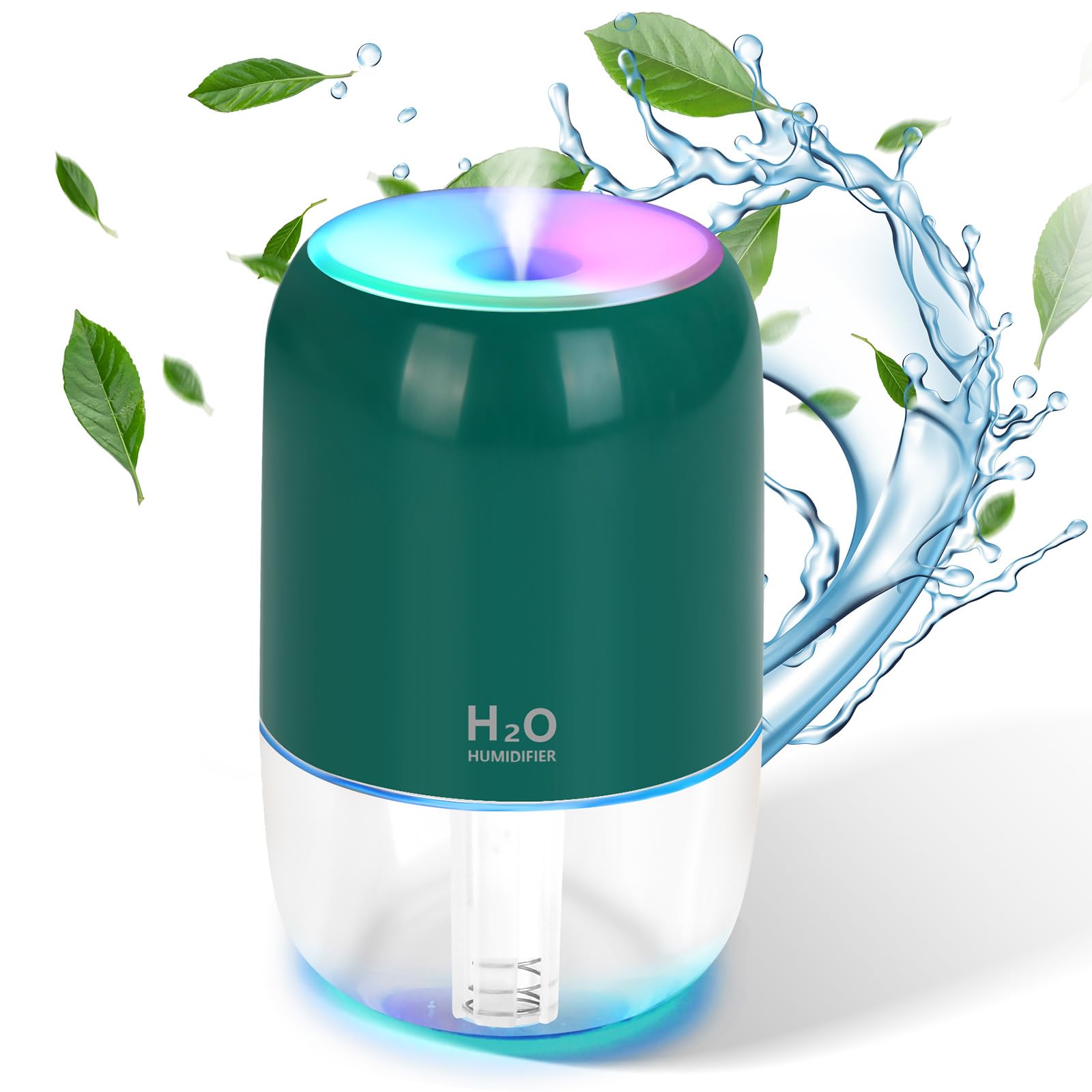Amazon.com: Mini Humidifiers for Bedroom, 200ml Cool Mist Humidifiers ...