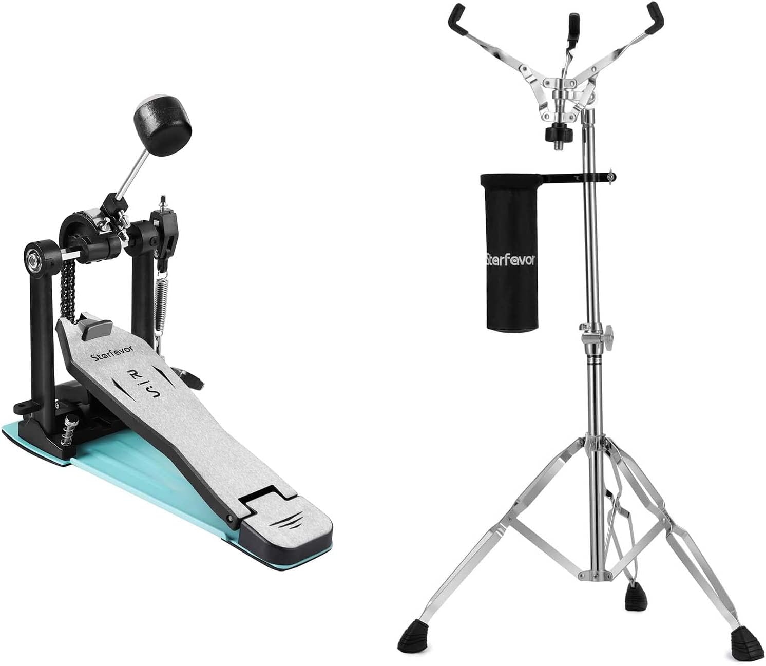 Amazon.com - Starfavor Concert Snare Drum Stand with Drum Sticks Holder ...