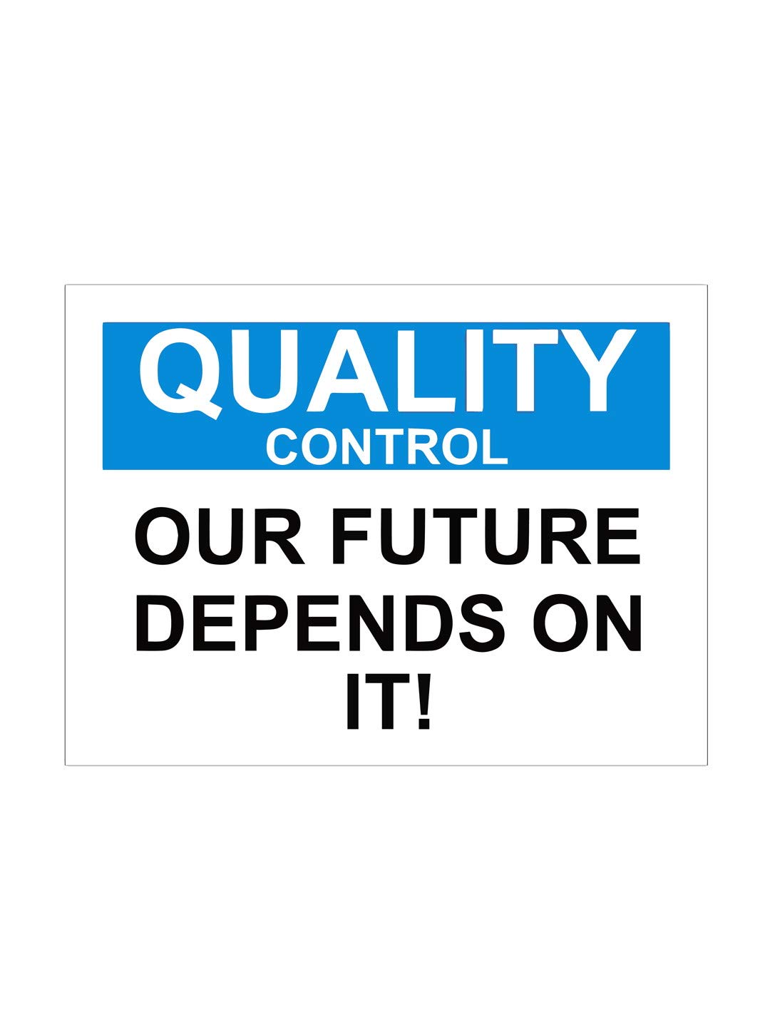 999Store office supplies sunboard quality control sticker signage sign ...