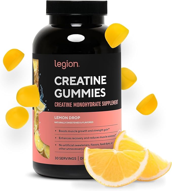 Amazon.com: LEGION Creatine Monohydrate Gummies – Clean Chewable ...