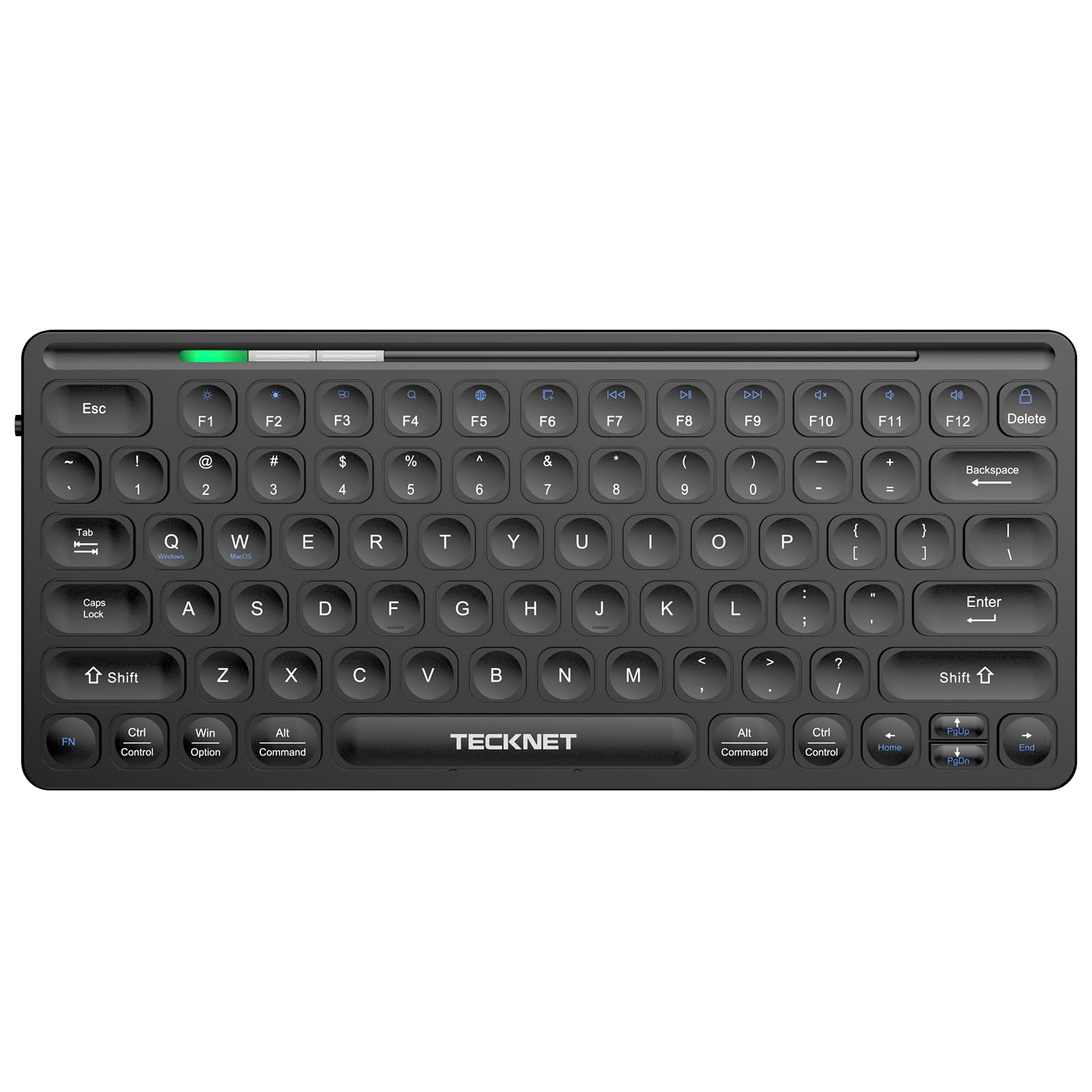 Amazon.com: TECKNET 2.4G Small Wireless Keyboard, Mini Keyboard Compact ...