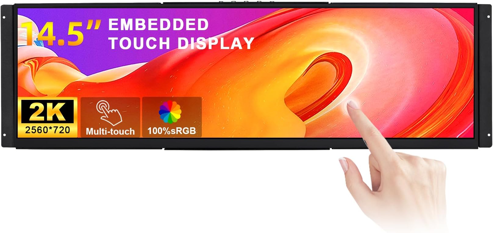 Amazon.com: wisecoco 14.5 Inch Embedded Monitor Open Frame Vesa Wall ...