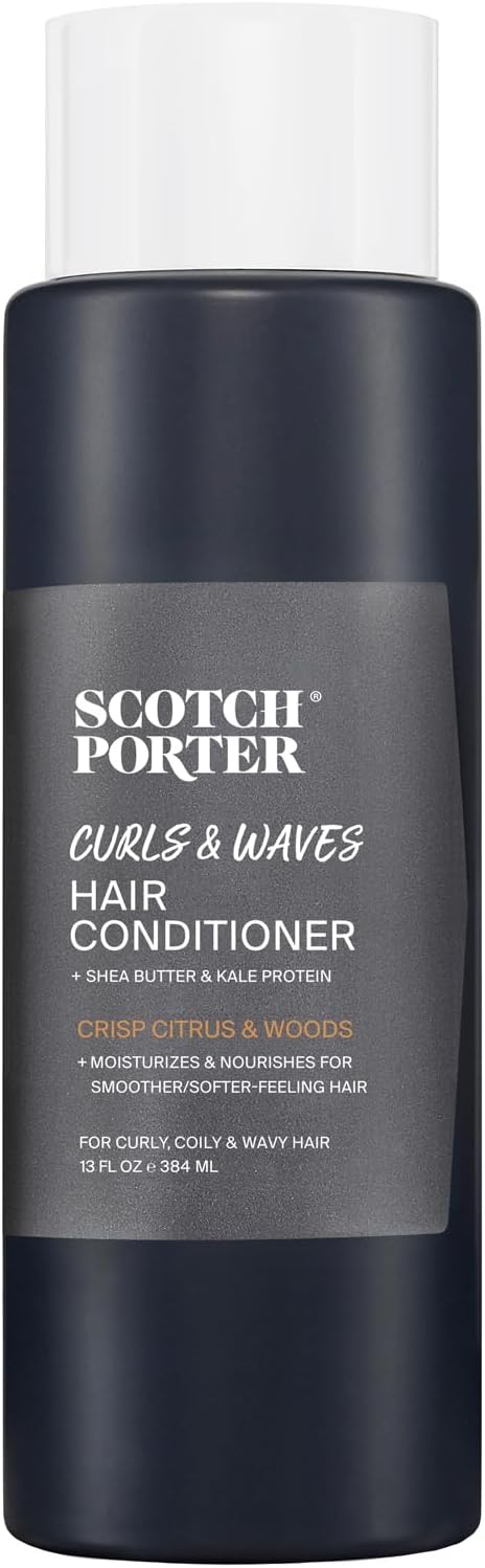 Amazon.com : Scotch Porter Curls & Waves Hair Conditioner for Men ...