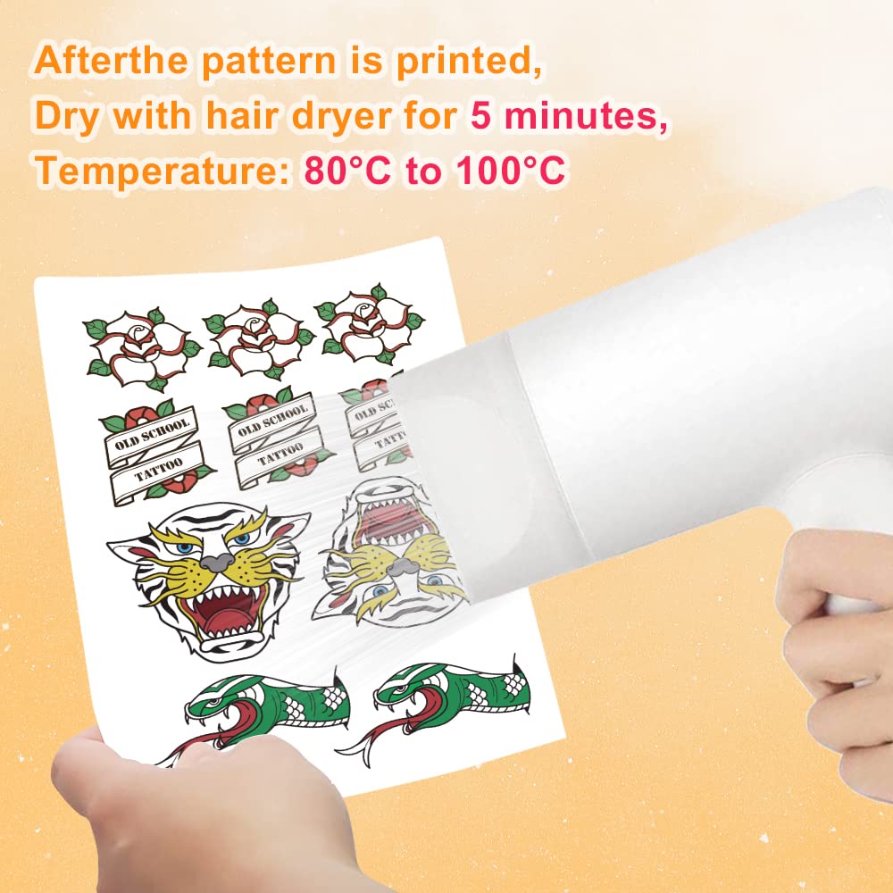Snapklik.com : Stampcolour Printable Temporary Metallic Tattoo Paper ...