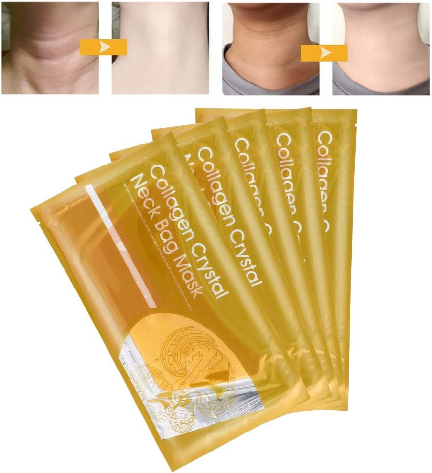5x Collagen Neck Mask, Anti-aging Intensive Hydrating Serum Lift Neck ...