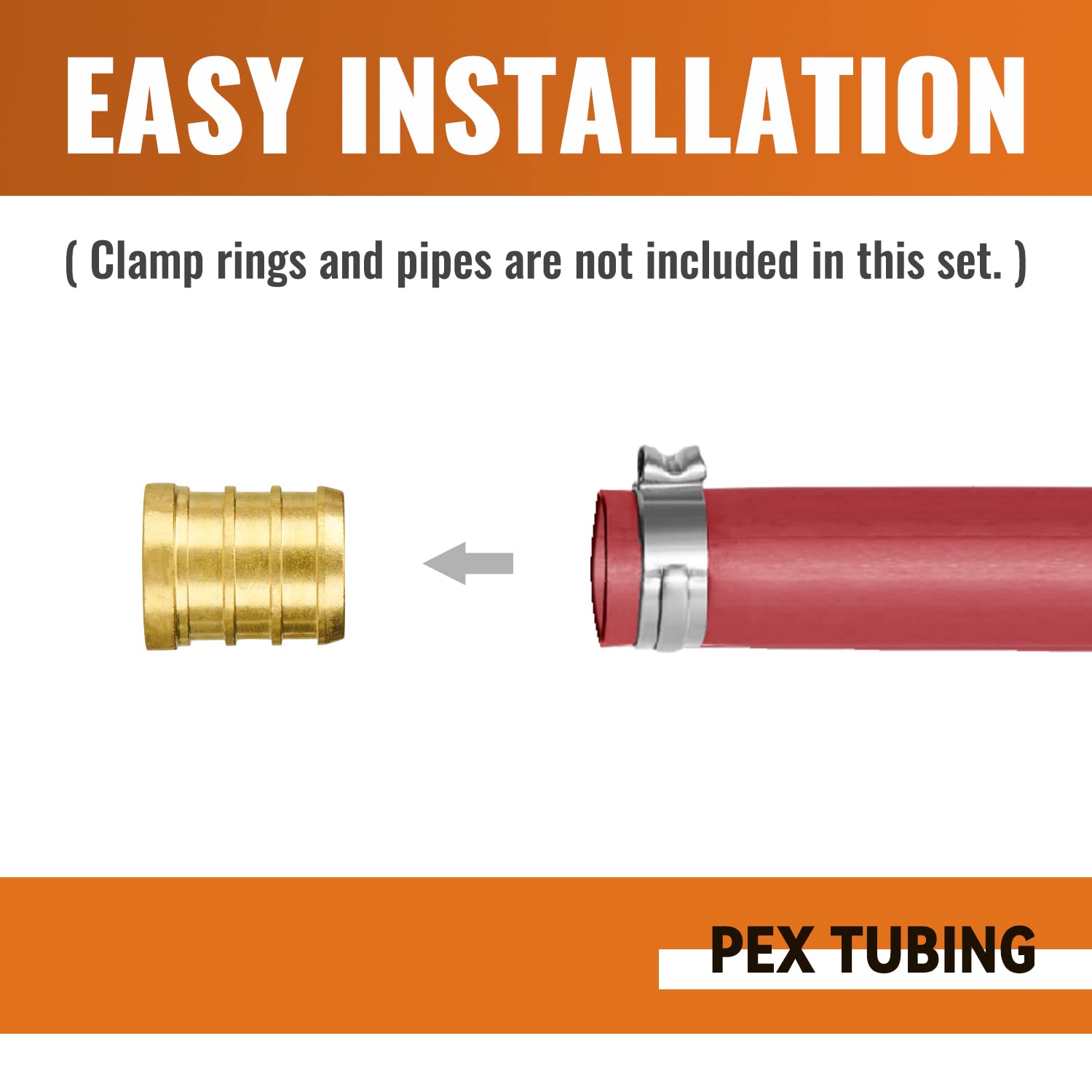 Snapklik.com : Pex Fittings 3/4 Inch, 6-Pack 3/4 Pex Plug End Cap, No ...