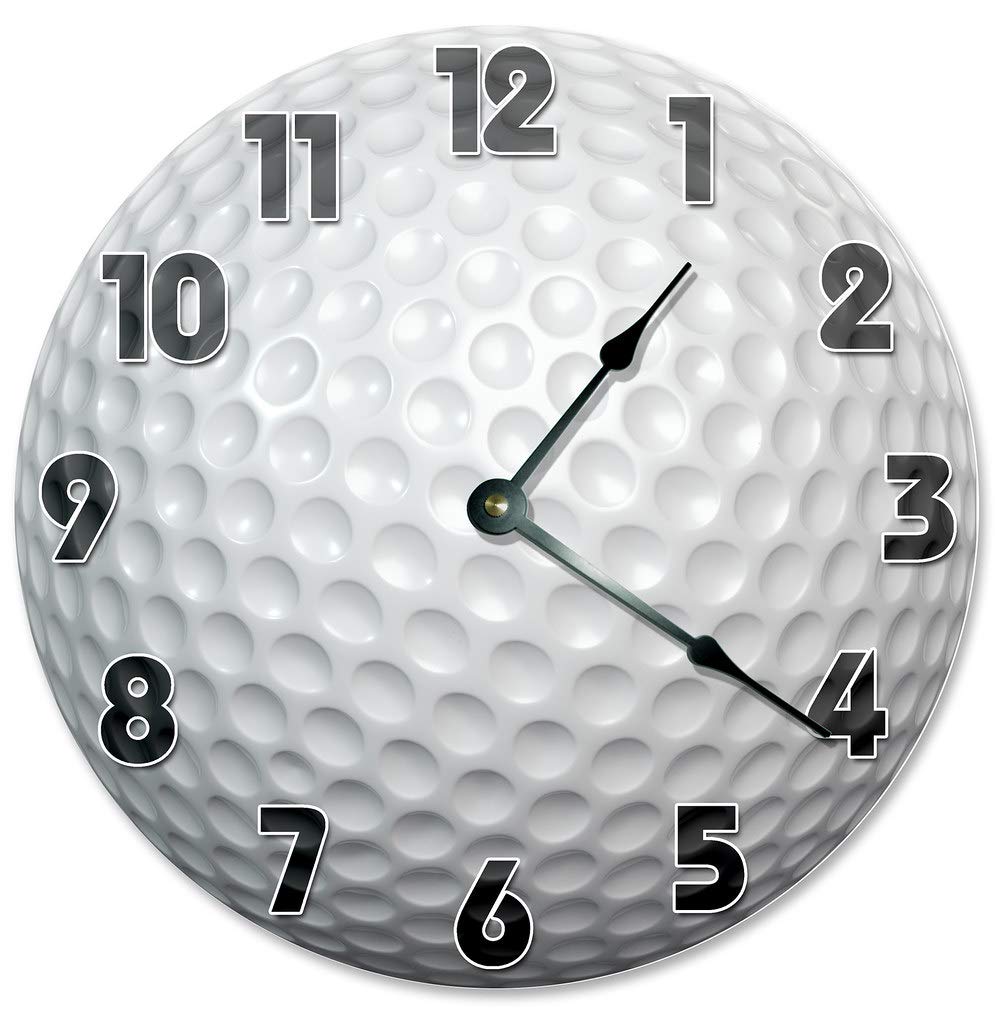 Amazon.com: Sugar Vine Art Golf Ball Clock Large 10.5" Wall Clock ...