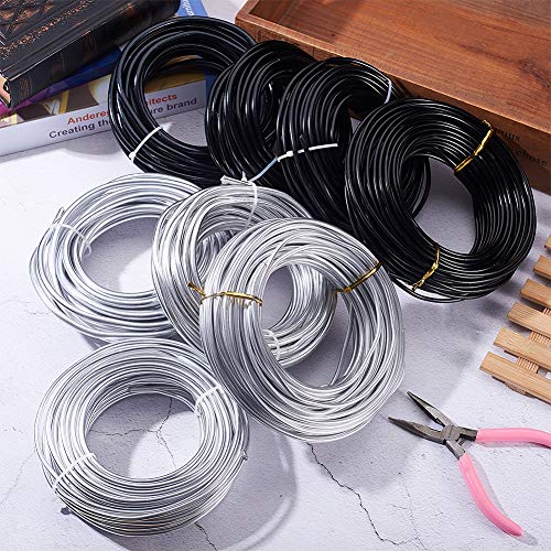Snapklik.com : BENECREAT 32 Feet 4 Gauge Aluminum Wire Bendable Metal ...