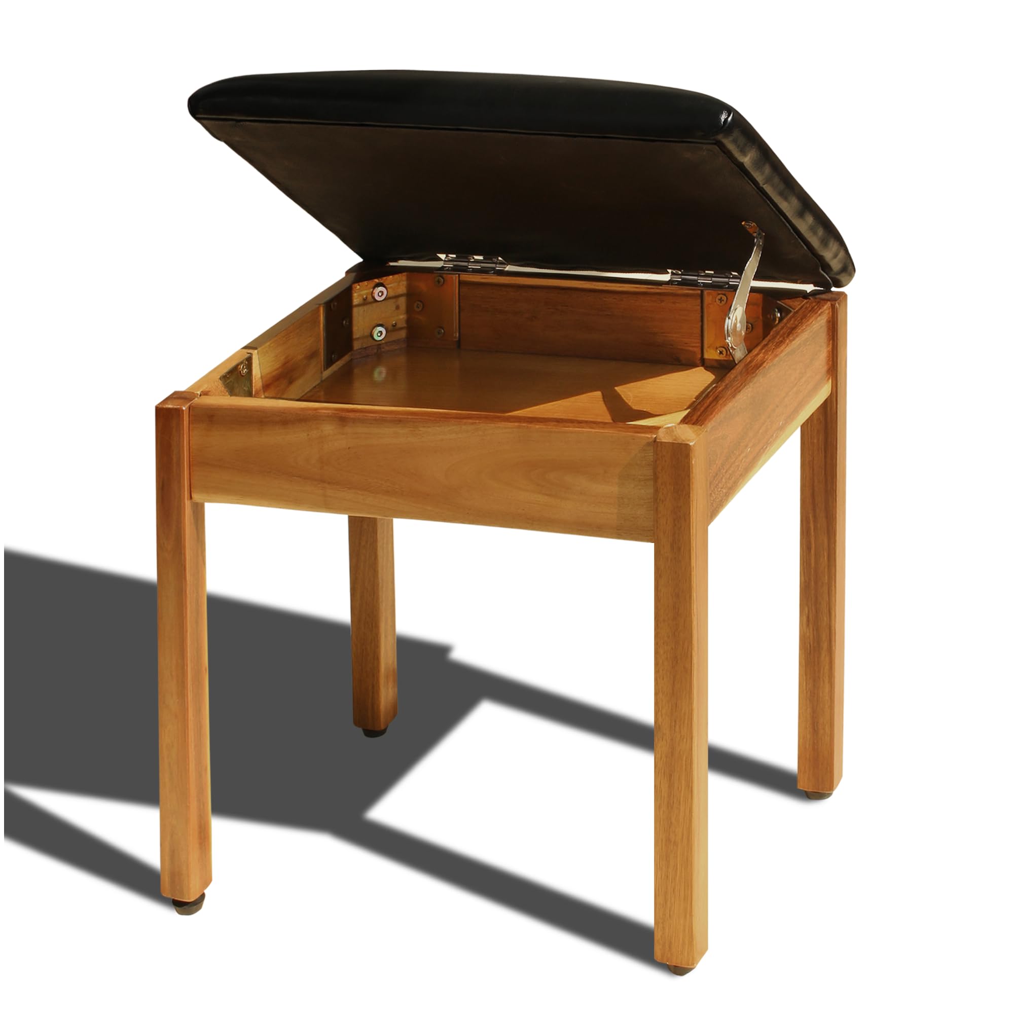 Amazon.com: ENKEZI Piano Bench with Storage, Solid Wood Keyboard Bench ...