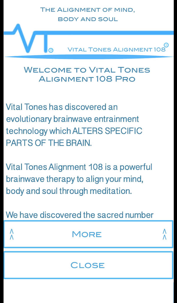 Vital Tones Alignment 108 Pro:Amazon.com:Appstore for Android