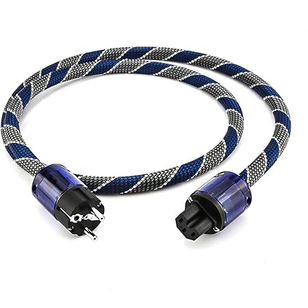 Tertullus HiFi High End Netzkabel OFC Versilbert C15 Stromkabel HiFi ...