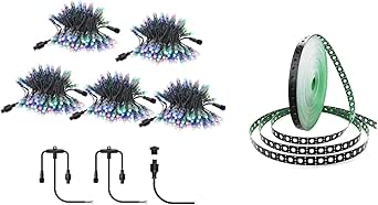 ALITOVE 500pcs WS2811 12V LED Pixels Addressable RGB Programmable ...