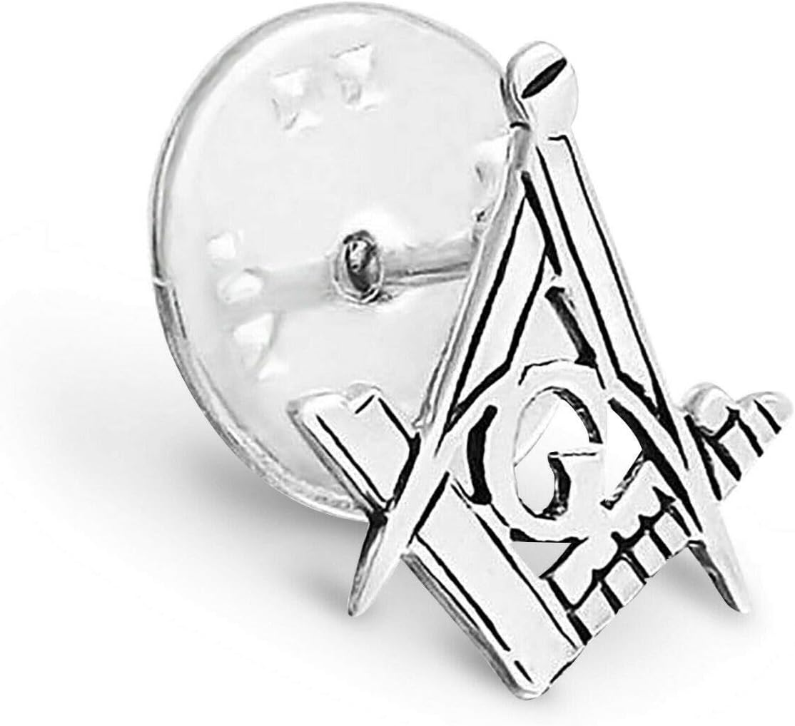 Craft Sq & Compass 925 Solid Silver Masonic Badge with G – BigaMart