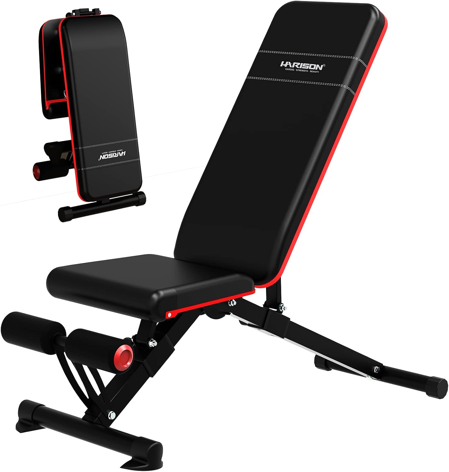 Buy HARISON Adjustable Weight Bench Workout Equipment For Home GYM ...