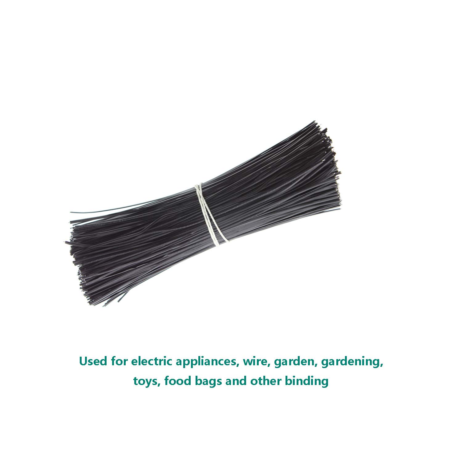 Black Plastic Coated Wire Bound