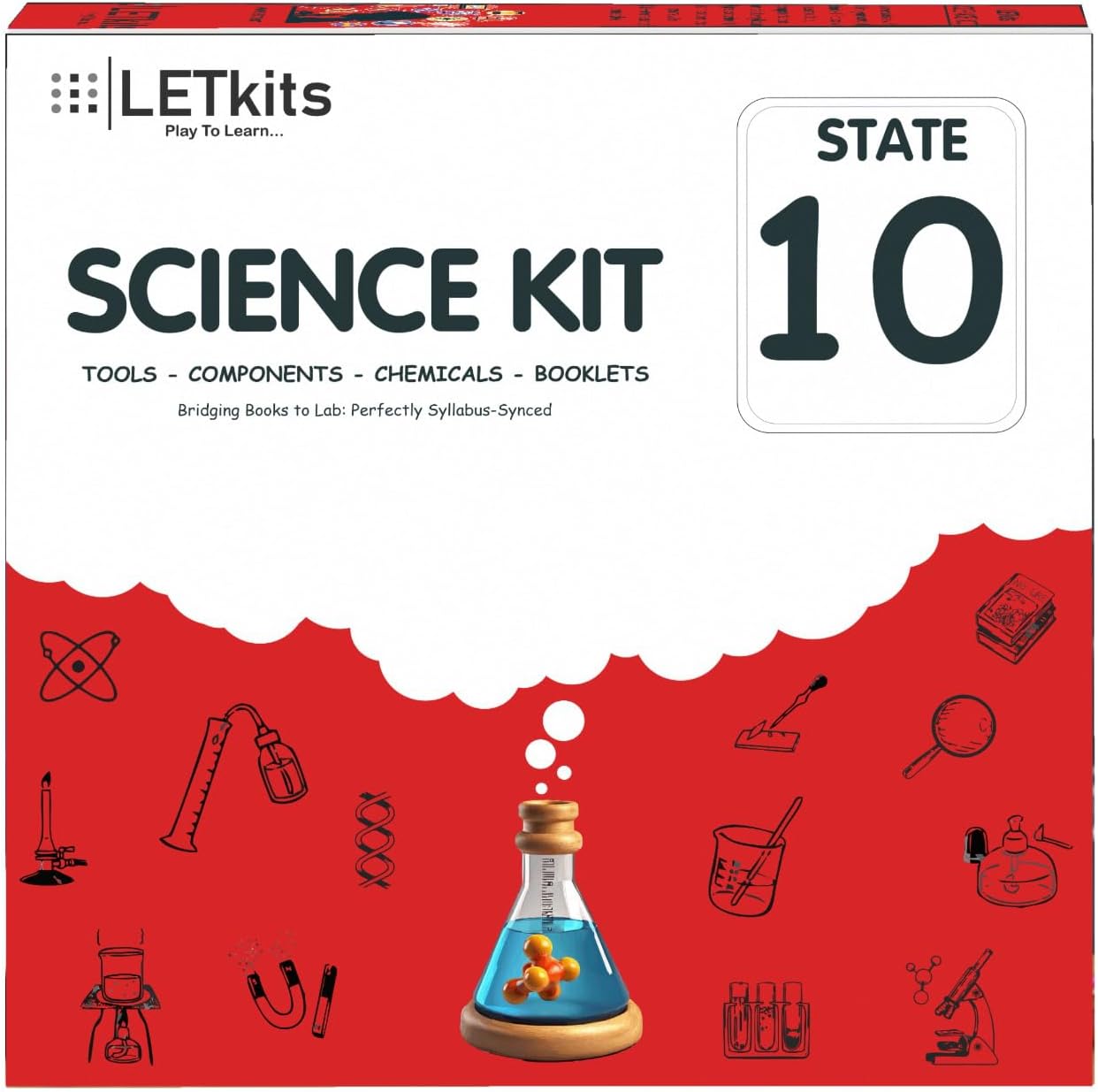 Buy Letkits Grade 10 State Science Kit Aged 8+ | Science kit ...