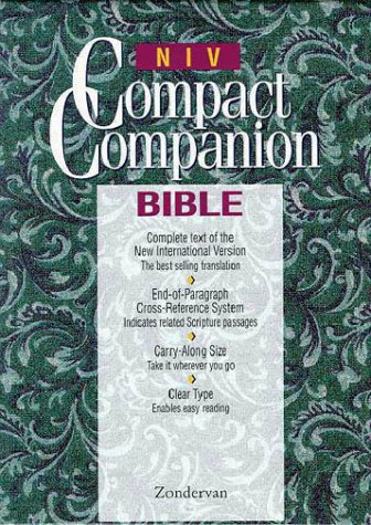 Holy Bible: Niv Compact Companion Bible/Black Bonded Leather/Compact ...