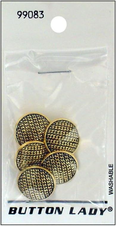 Amazon.com: JHB Button Lady Buttons Antique Gold 5/8" 5pc