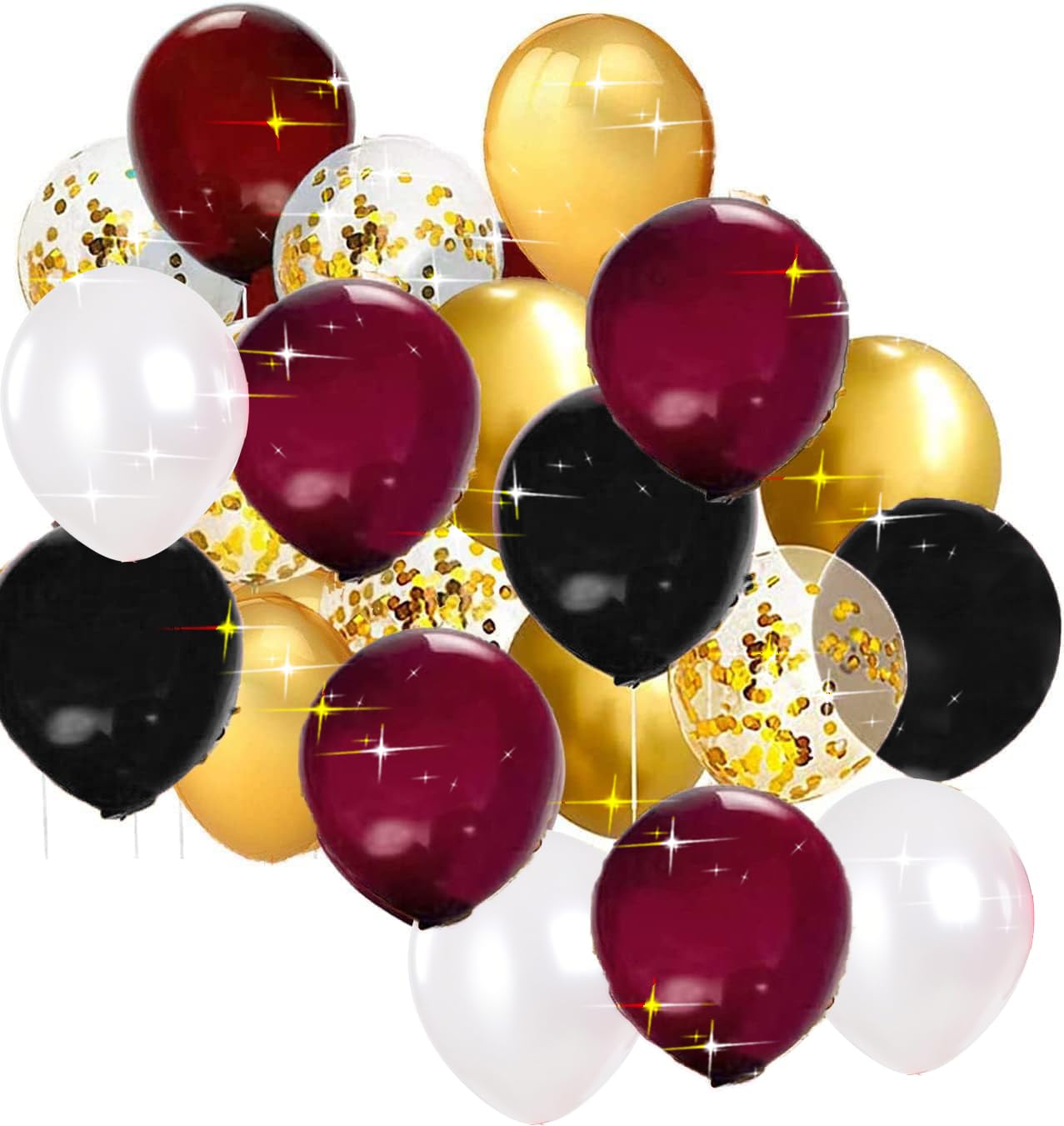 Amazon.com: Graduation Decorations Maroon Gold 2024/Burgundy Graduation ...