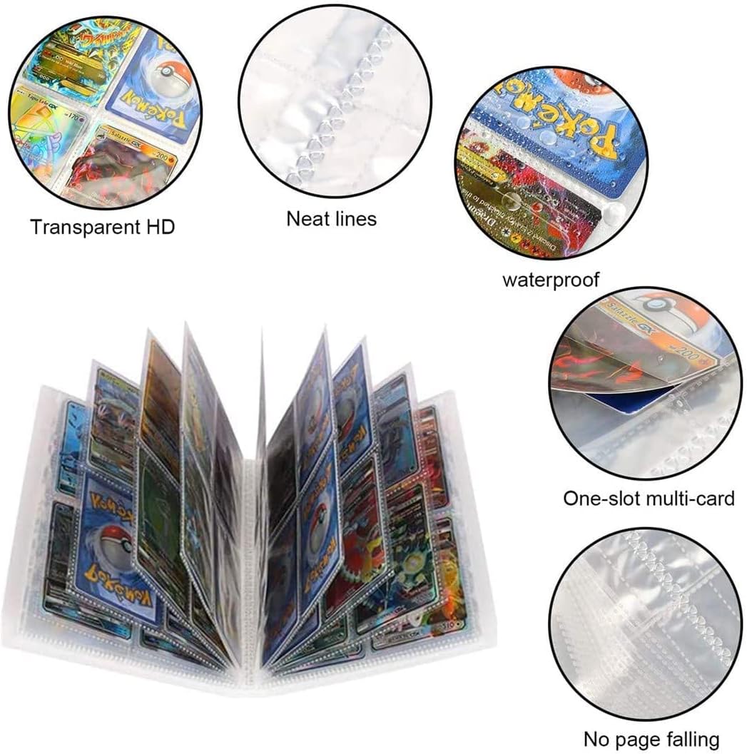 KYSWOBD Card binder folder, album holder 4 pocket, Card book Tcg ...