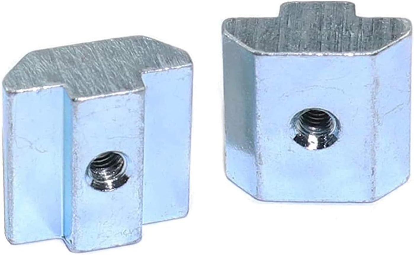 Amazon.com: 30Pcs 4545 Series T Sliding Nuts Hammer Nut Block Square Nuts M8 T Nuts for 4545 ...