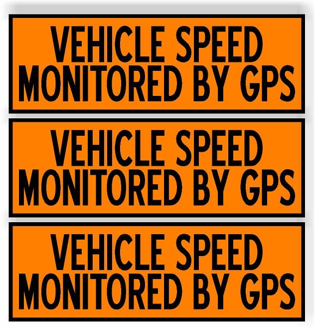 Amazon.com: SET 3 Vehicle Speed Monitored by GPS Car MAGNET Magnetic ...