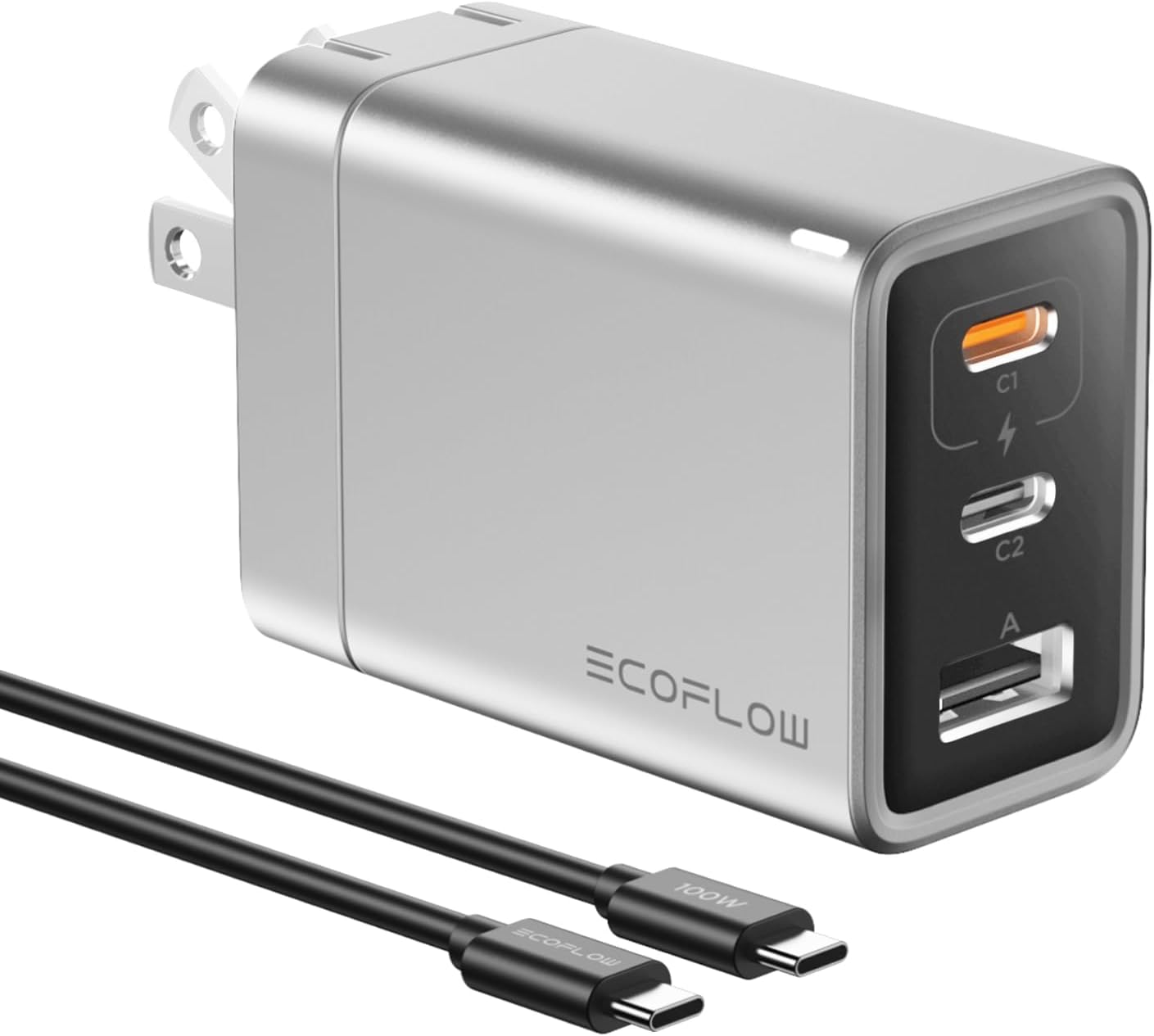 Amazon.com: EF ECOFLOW USB C Charger, Rapid 65W GaN Type C Charging ...