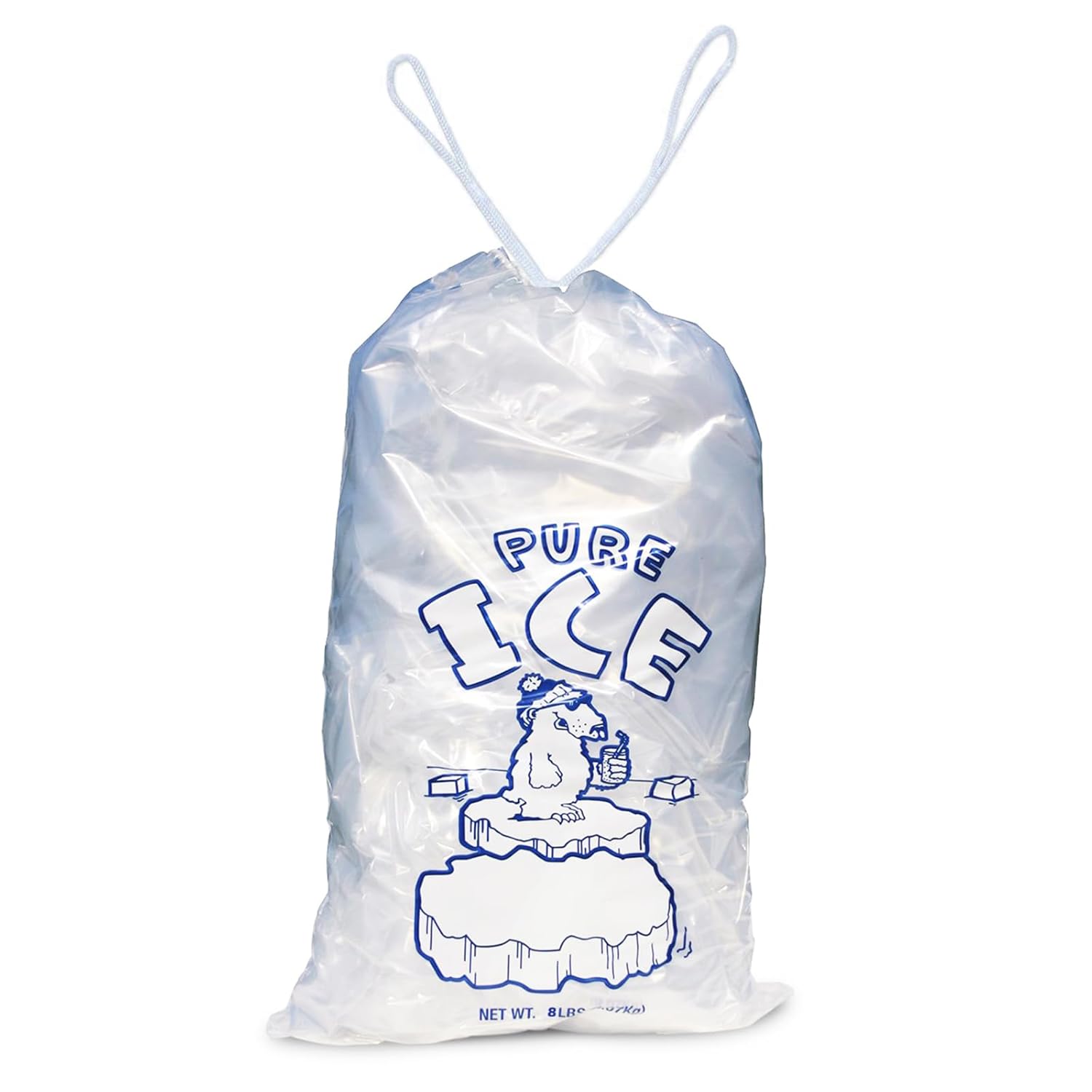Amazon.com: Reusable Ice Bag 8lb 50 Pack | Ice Bags for Ice Machine ...
