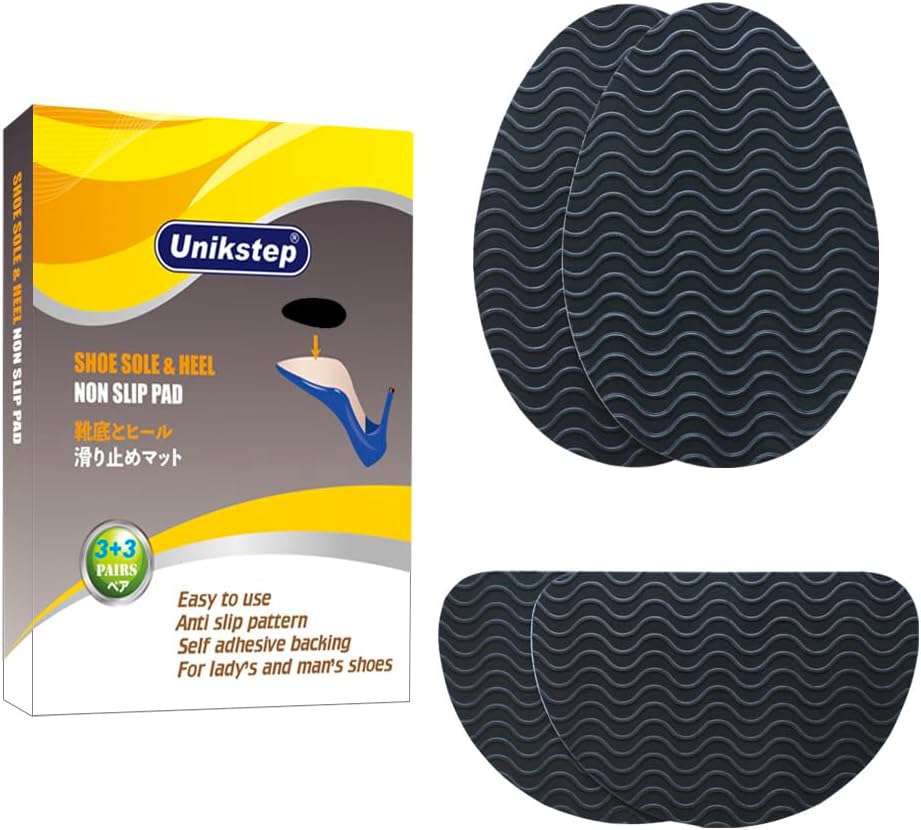 Amazon.com: UNIKSTEP 6 Pairs (12 Pieces) Shoe Sole Non Slip Pads, Anti ...