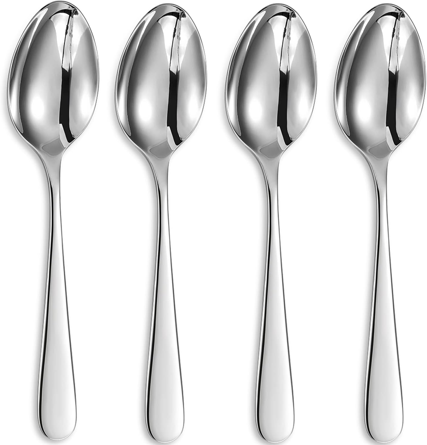 Amazon.com | MauSong Dinner Spoons Set of 2, Stainless Steel 8-Inches ...