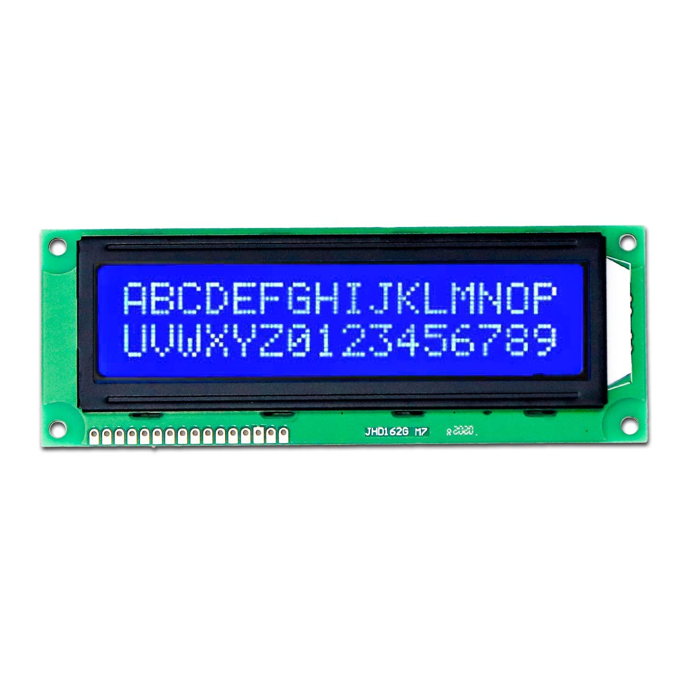 TECHDELIVERS® LCD 16x2 Alphanumeric Display Module JHD162A with Blue ...
