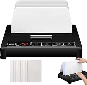Relieuse électrique thermique pour reliure de documents, capacité 55 mm ...
