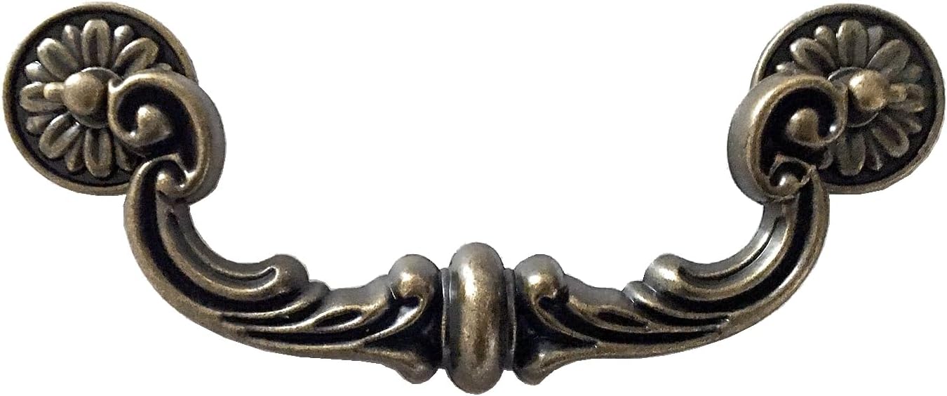 MOOD.SC 4 Pack 6" Hole Center Large Drop-Down Bail Dresser Pull Handle ...
